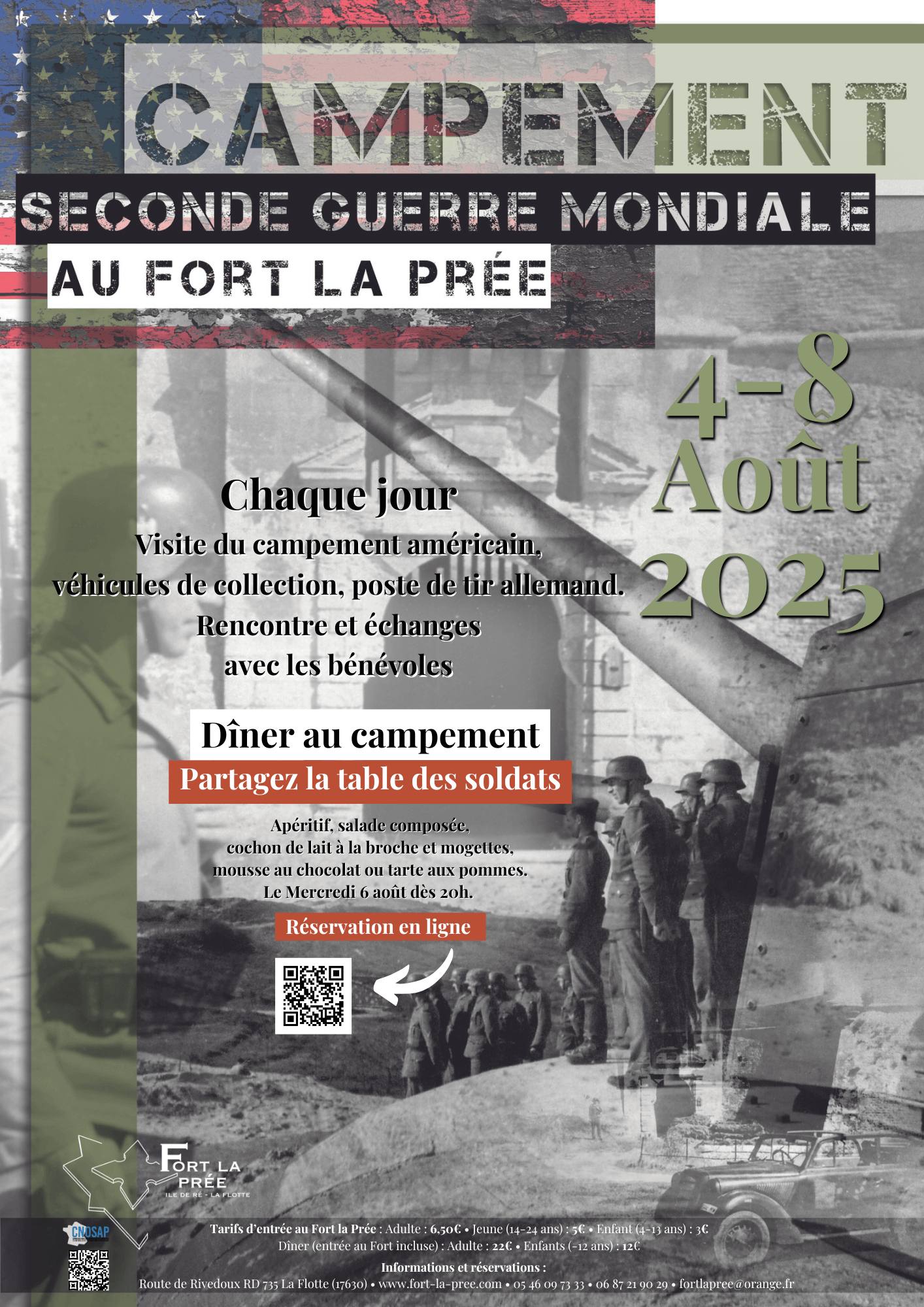 Campement Seconde Guerre Mondiale - fort-la-pree